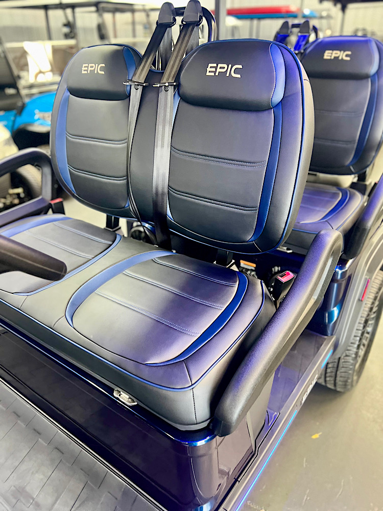 2025 EPIC E40FX - Metallic Black - Joe's Carts