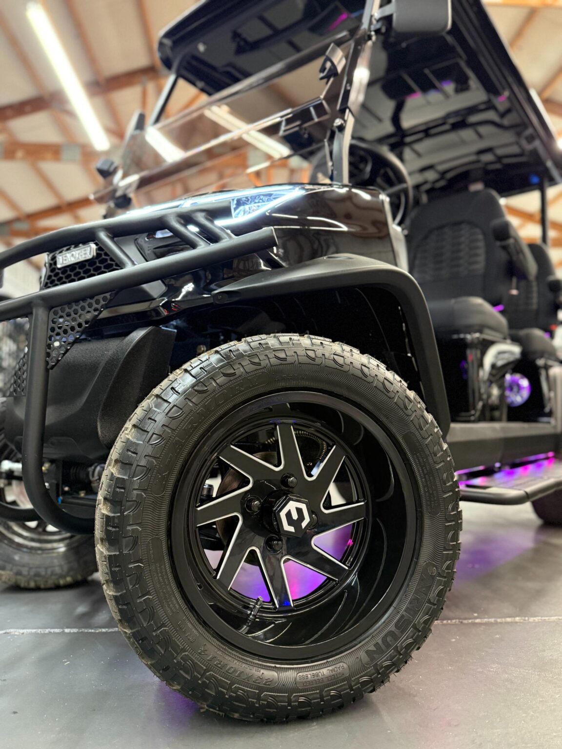 2026 Venom Stealth 4L - Black - Black Seats - Black Wheels - Joe's Carts